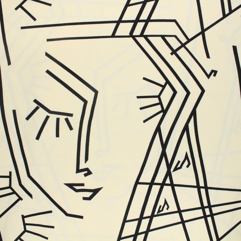 Tissu viscose Fibre Mood Kira - ivoire - Ma Petite Mercerie