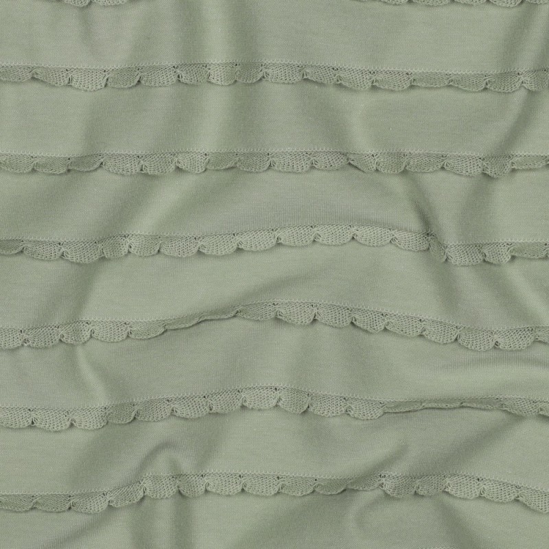 Tissu jersey coton à volants - Tissu t-shirt