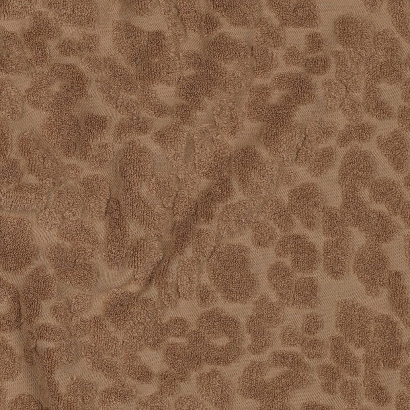 Tissu jersey éponge léopard - Maille Relief Femme & Enfant